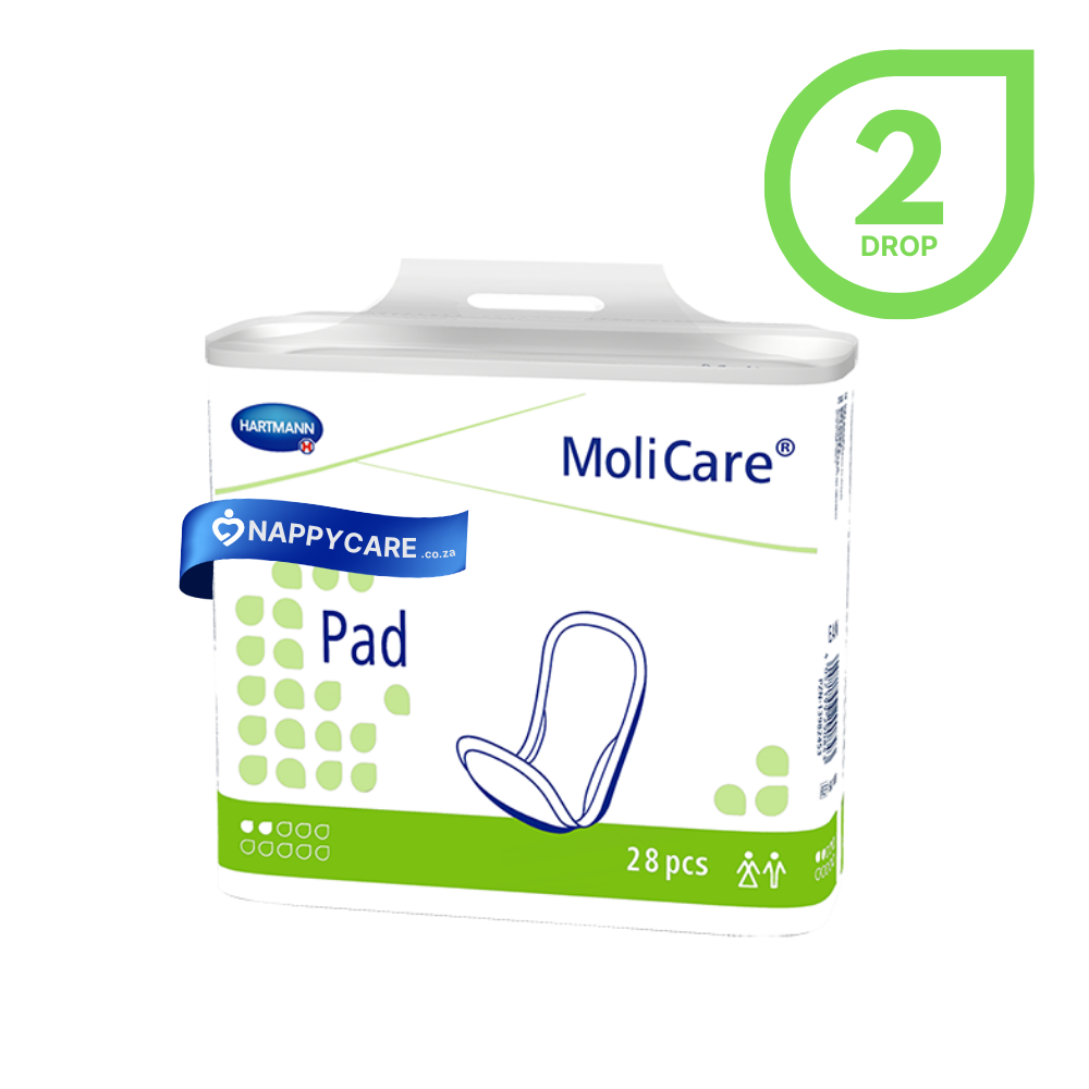 MoliCare Unisex Adult Pads (2 Drop)| nappycare.co.za | nappycare.co.za
